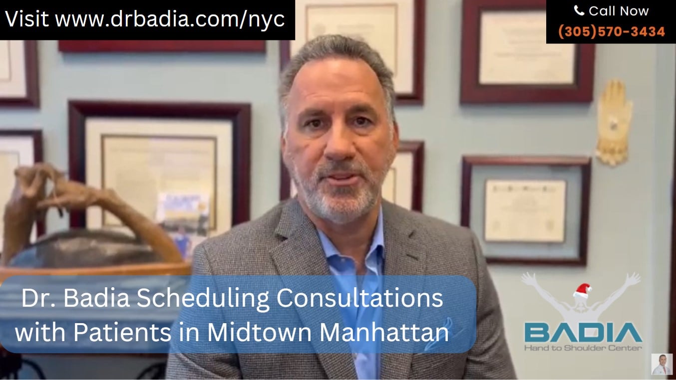 Dr. Badia Is Now Scheduling Consultations with Patients in New York City