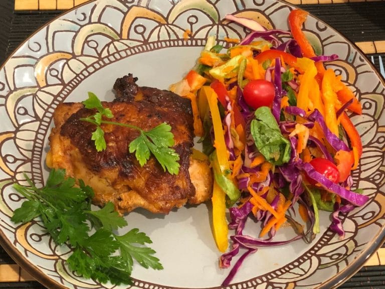 Pollo Ranchero y Ensalada de Repollo: Al Plato y Sandwich - Mama XXI